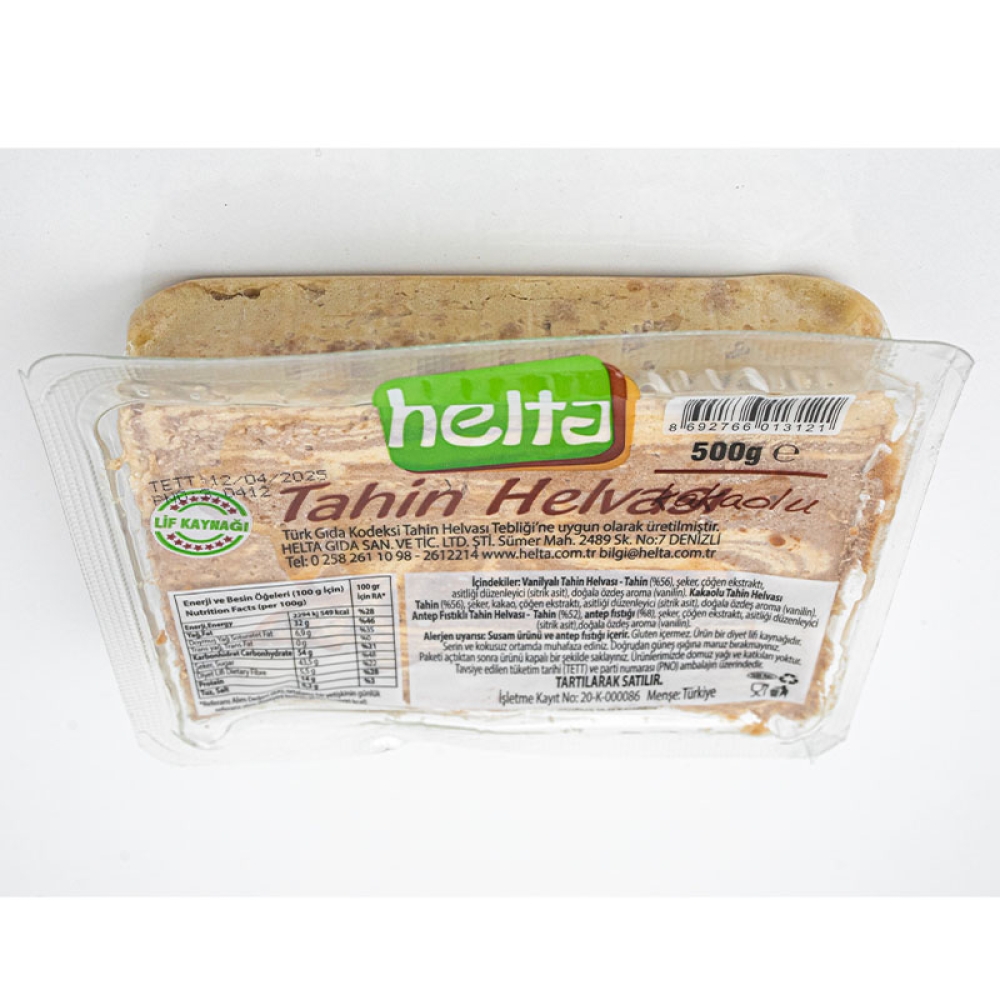 Helta Tahin Helvası Kakaolu 500 Gr,KakaoluElektro Sepeti