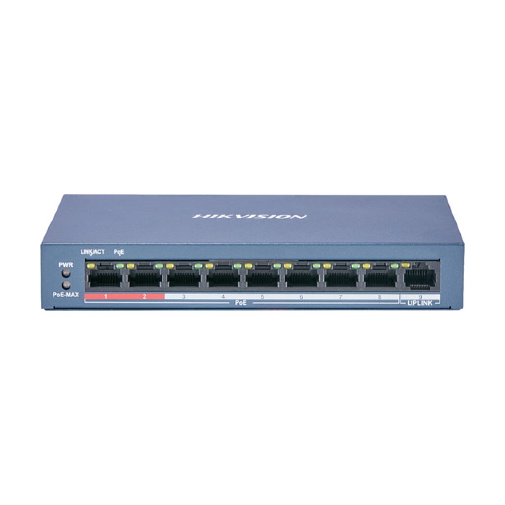 Hikvision DS-3E0109P-E/M(B) 8 Port Fast Elektro Sepeti