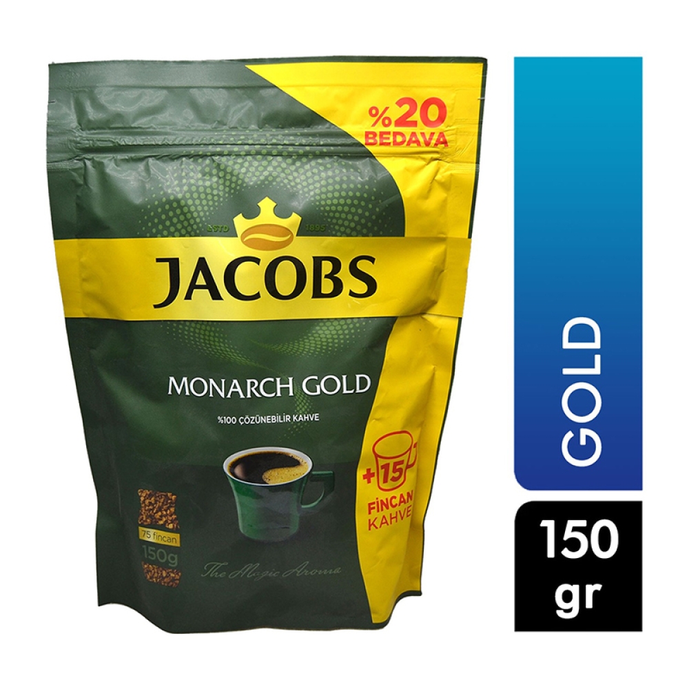 Jacobs Monarch Gold %100 Çözünebilir Kahve Elektro Sepeti