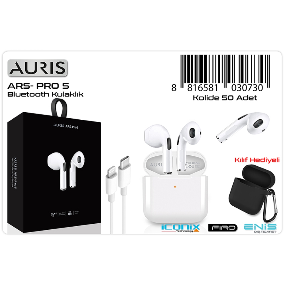 Auris Kablosuz ARS Pro 5 AirPods KulaklıkElektro Sepeti